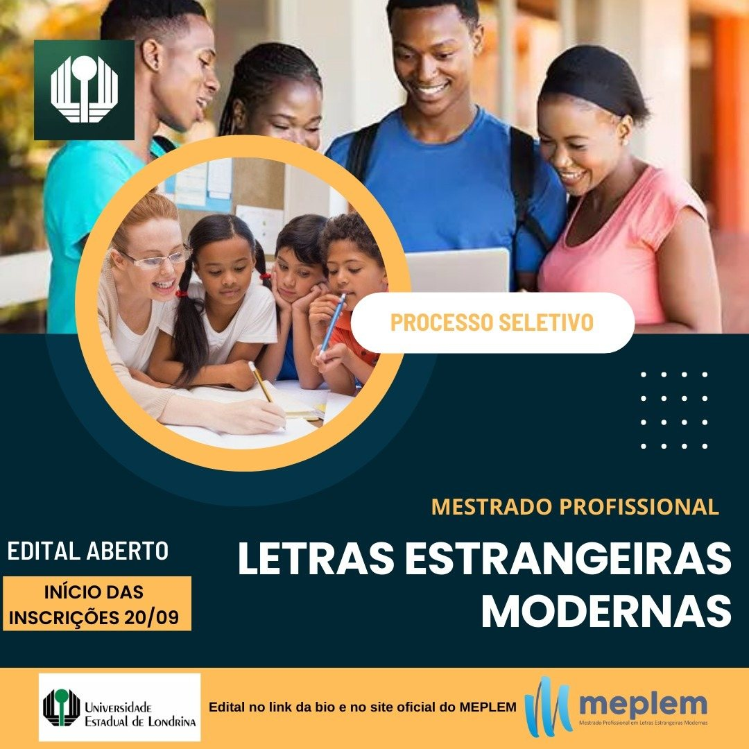 MESTRADO PROFISSIONAL – Letras Estrangeiras Modernas – CLCH